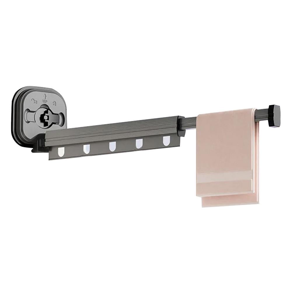 Folding Clothes Hanger Indoor Retractable Cloth Drying Rack Home ...