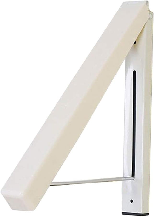 Folding Clothes Hanger Rack, Clothes Laundry Drying Rack Wall Mounted ...