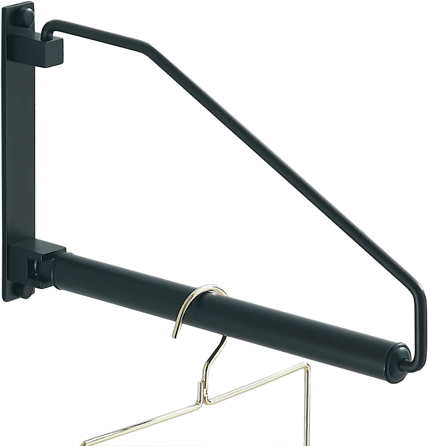 Folding Clothes Hanger Rack, Wall Mounted Laundry Racks for Drying ...