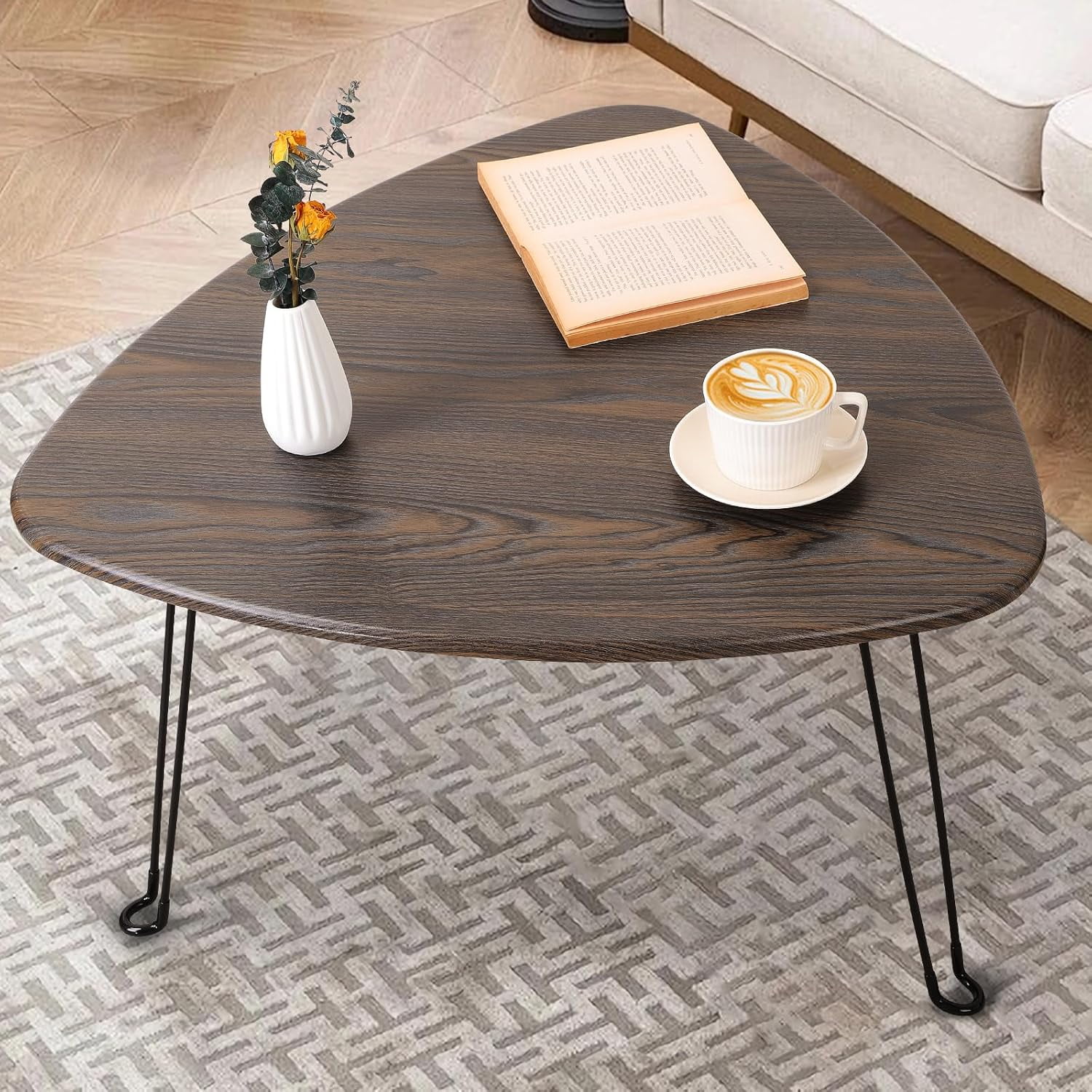 Folding Coffee Tables for Small Spaces Foldable Industrial Sofa Center ...