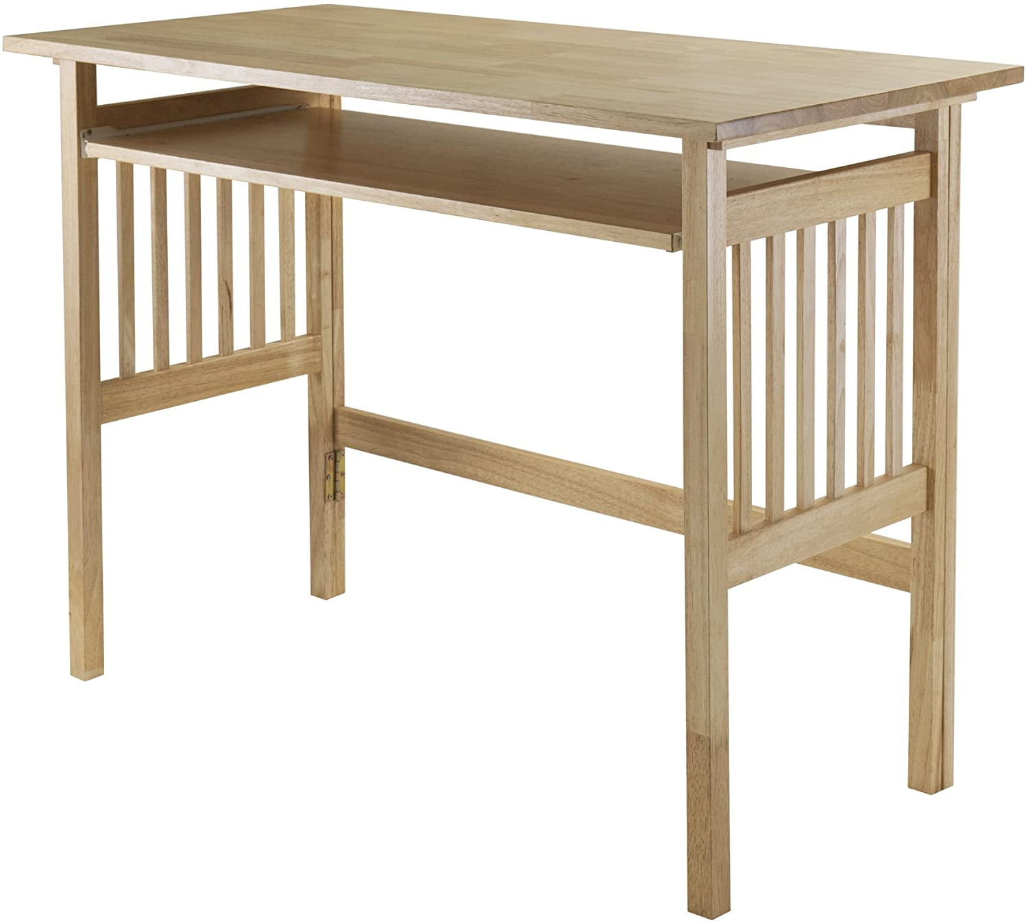 Folding Computer Desk, Beechwood - Walmart.com
