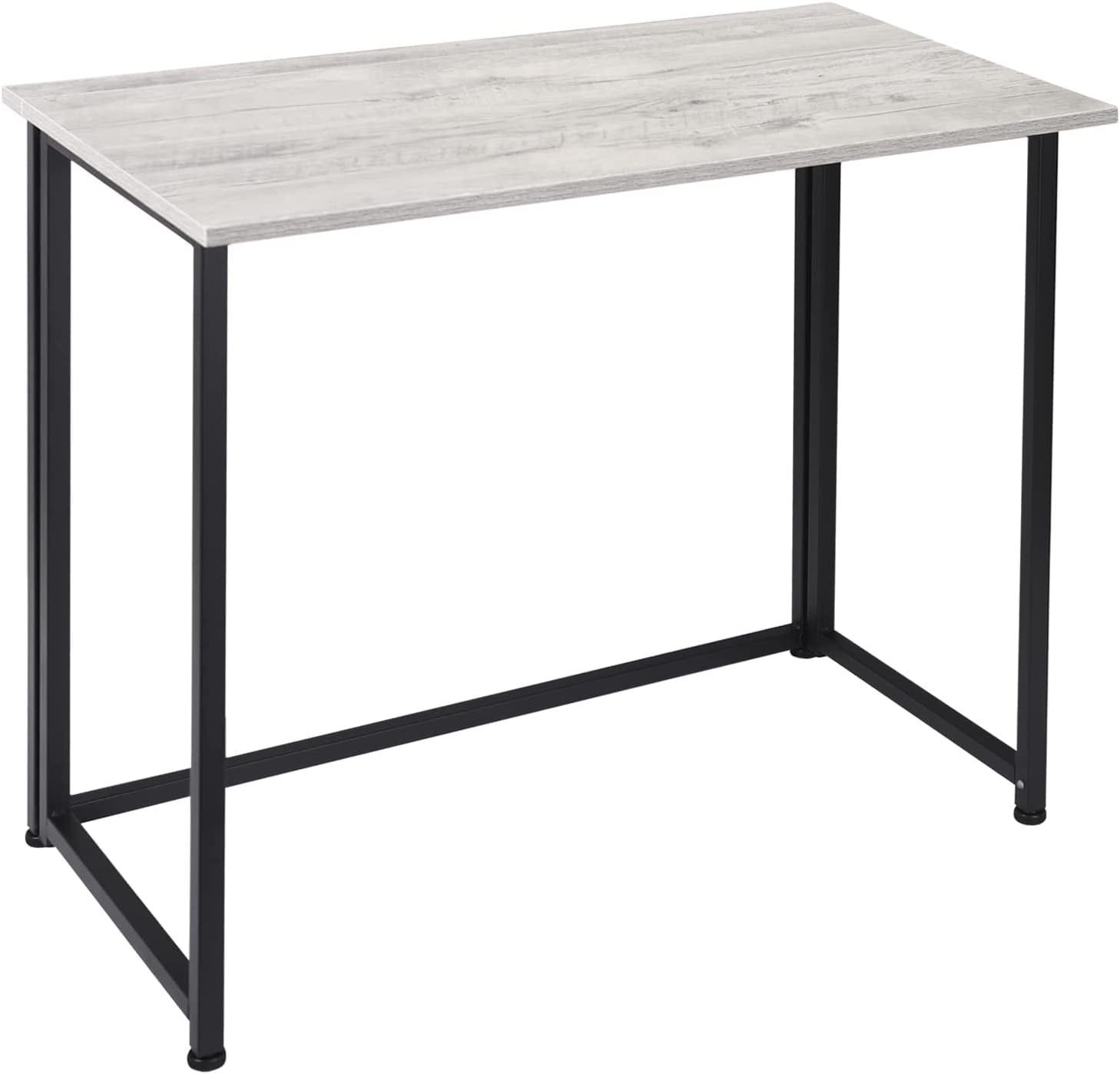 Folding Computer Desk for Small Spaces, Space-Saving Home Office Desk ...
