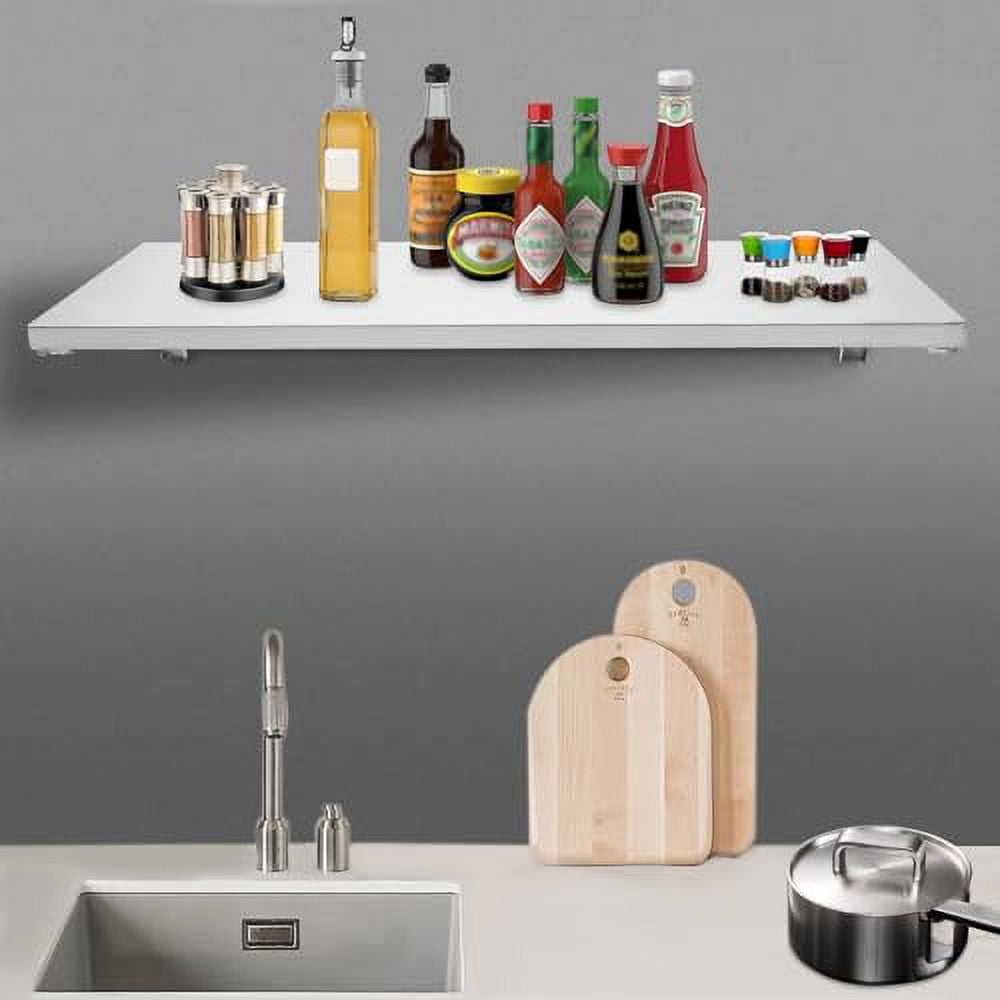 Folding Concession Shelf 36" x12", Stainless Steel Folding Wall Shelf ...