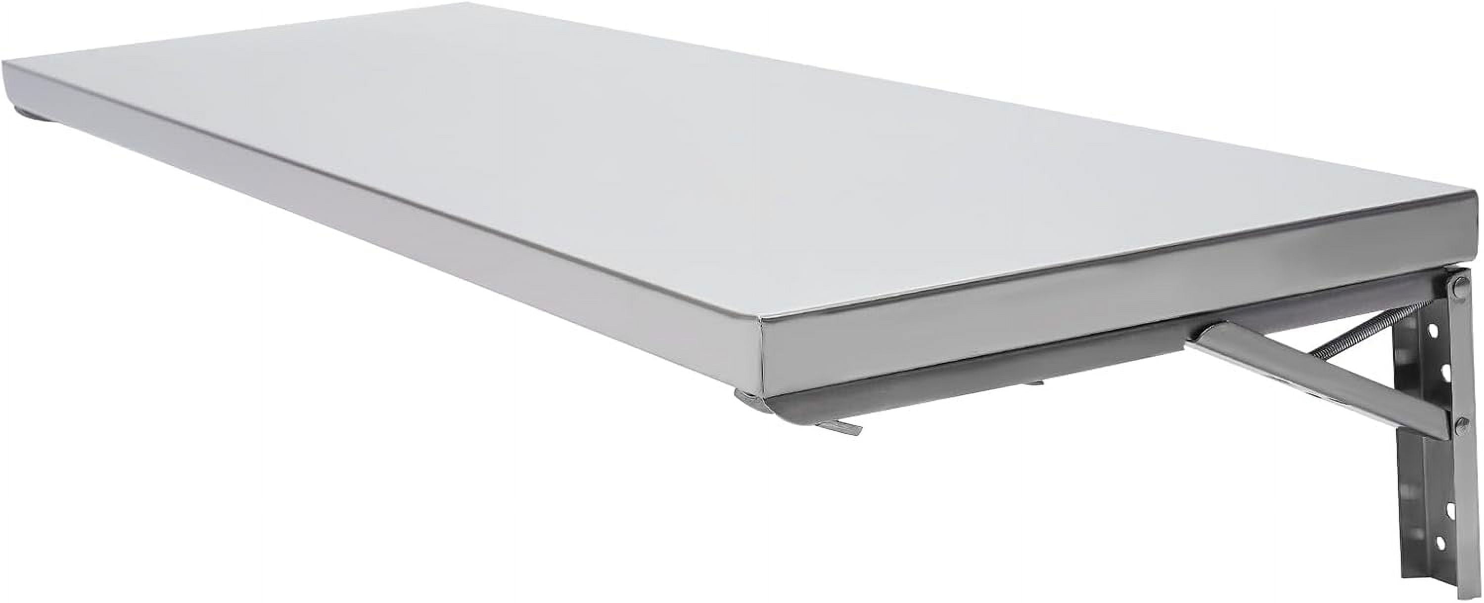 Folding Concession Shelf, Stainless Steel Folding Wall Shelf, Serving ...