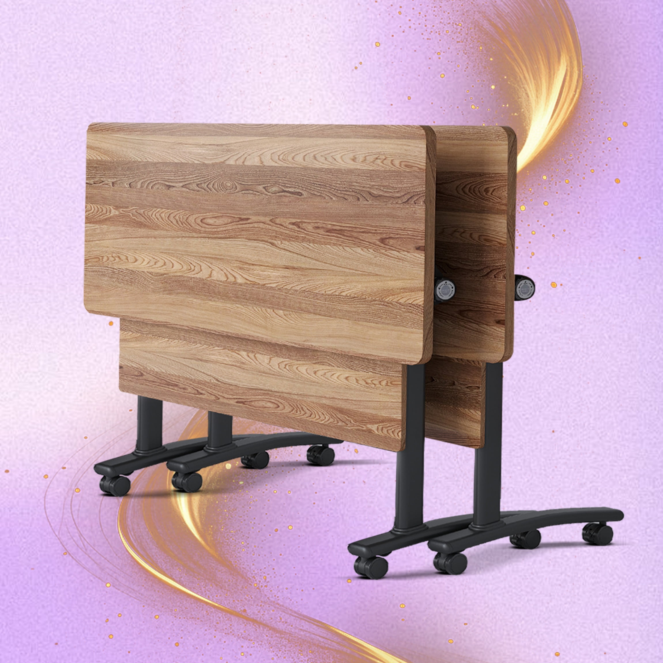 Folding Conference Room Tables, Mobile Training Table Modern Modular ...