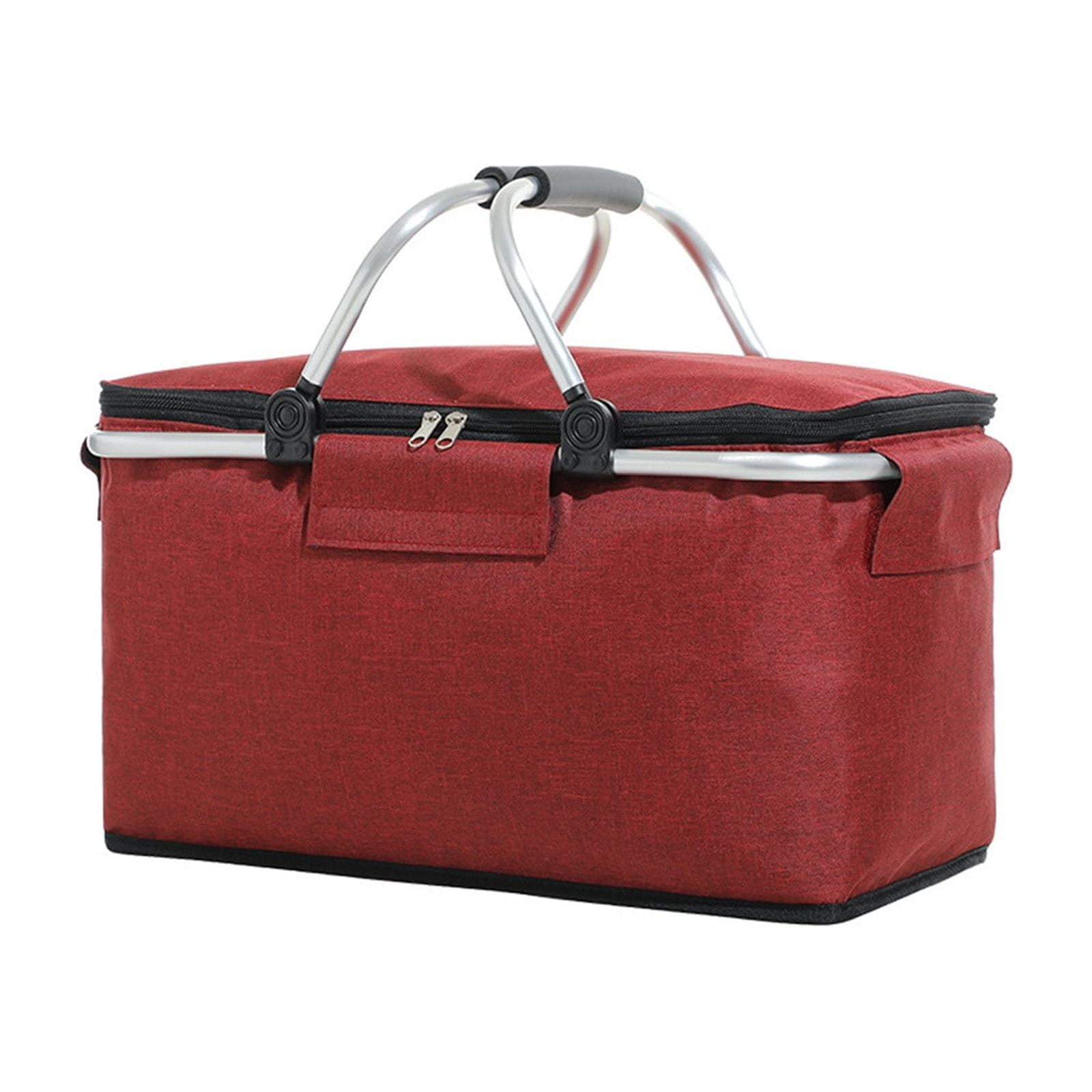 Folding Cooler Box Picnic Bag,Portable Heat Preservation Food Storage ...