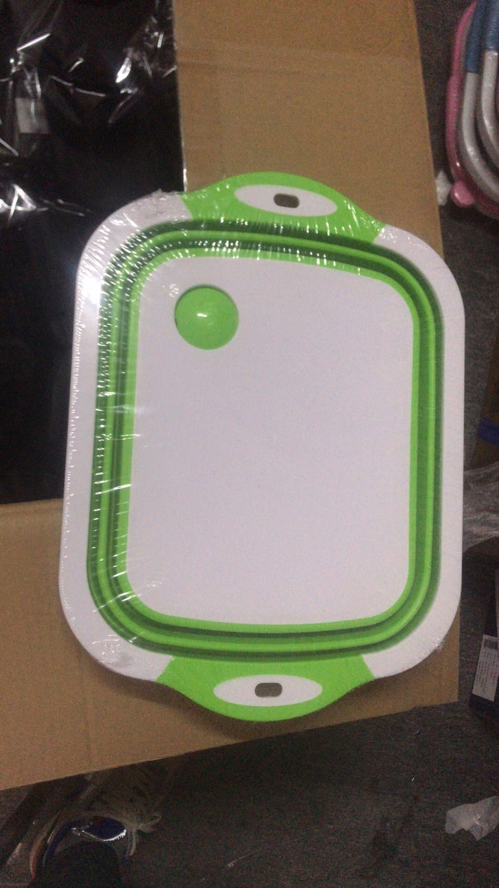 Folding Cutting Board with Drainage Basin for Efficient Kitchen Use ...