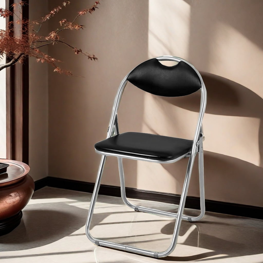 Folding Desk Chair, with Padded Seats and Carrying Handle, Indoor ...