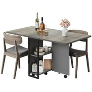 Cocosity Space Saving Versatile Folding Kitchen Dining Table with ...