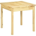 Folding Dining Table, Pine Wood Drop Leaf Table, Foldable Kitchen Table ...