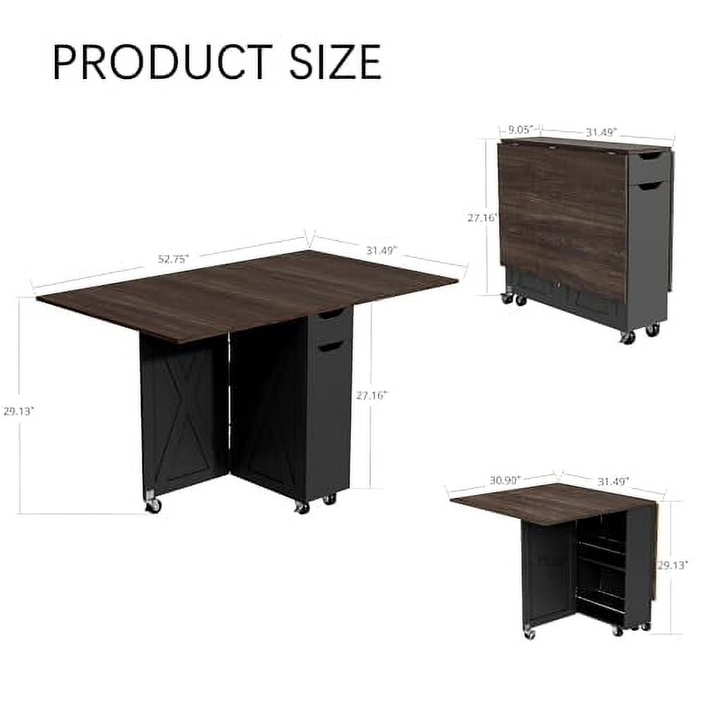 Folding Dining Table, Small Dining Table, Space Saving Dining Table ...