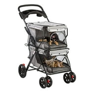 Walmart's Karmas Pet Stroller, Folding Double Decker Strolling Cart ...