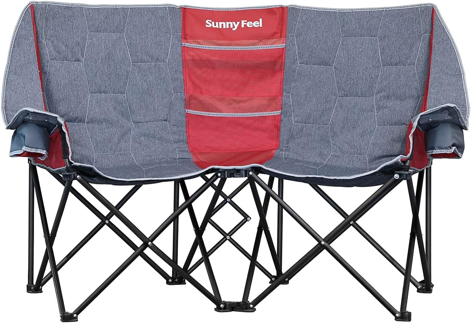 Folding Double Camping Chair, Oversized Loveseat Chair, Heavy Duty ...