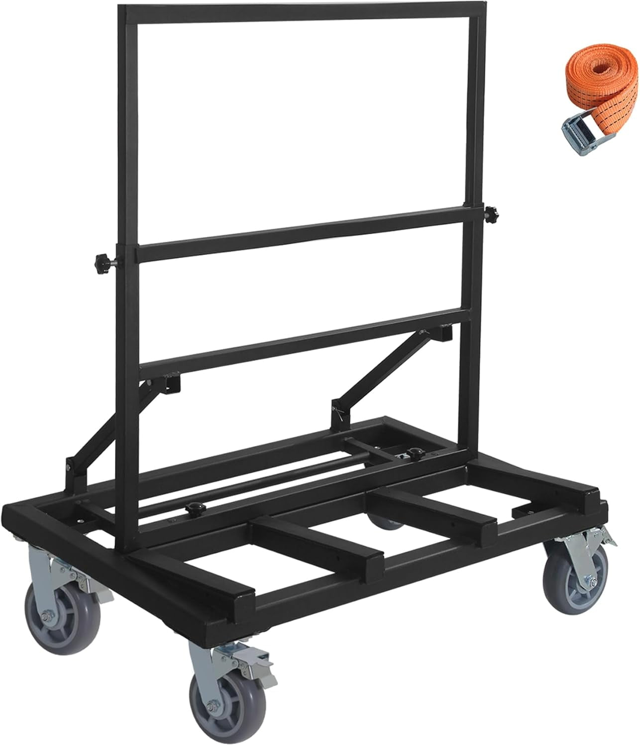 Folding Drywall Cart, Heavy-Duty Portable Panel Truck with 5" Swivel ...