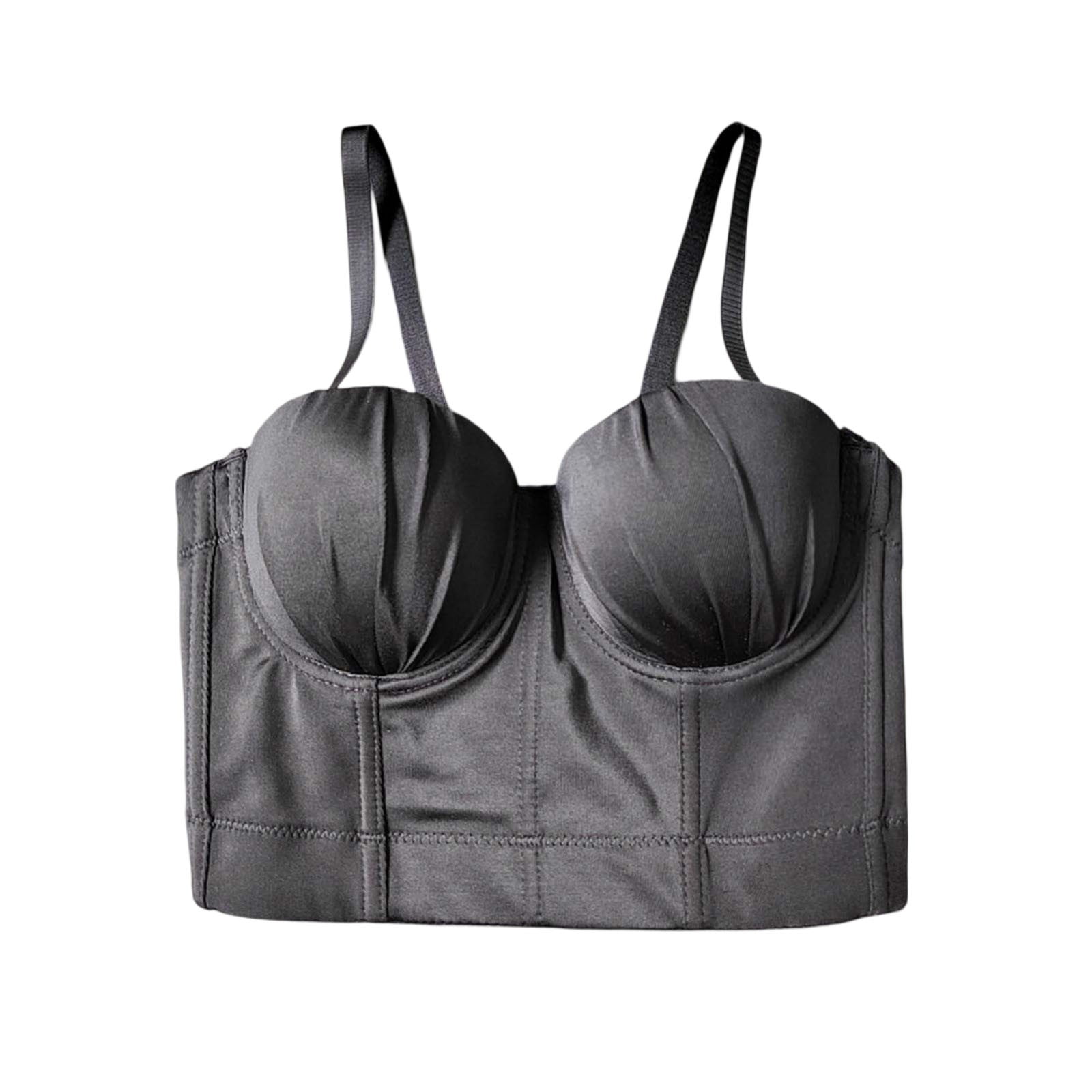 Folding Elastic Small Suspender Short Fishbone Tube Top for Women ...