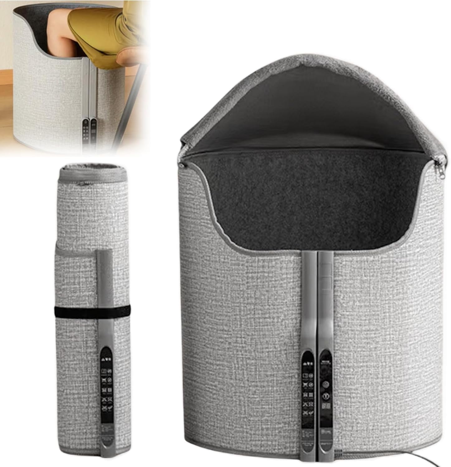 Folding Electric Heating Foot Warmer, Under Desk Heater, Electric Foot ...