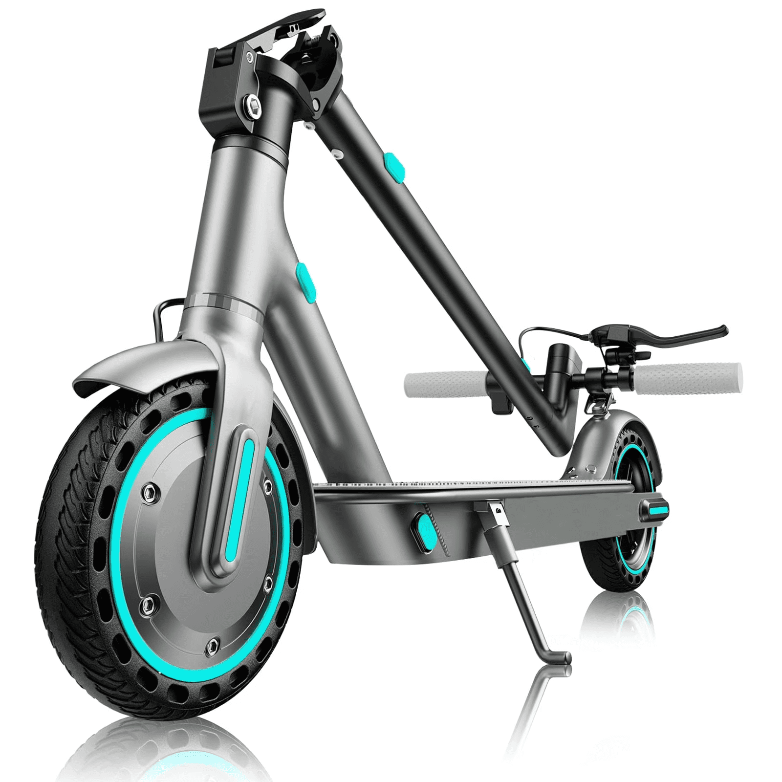 Folding Electric Scooter for Adults - 350W Motor 8.5" Solid Tires, up ...