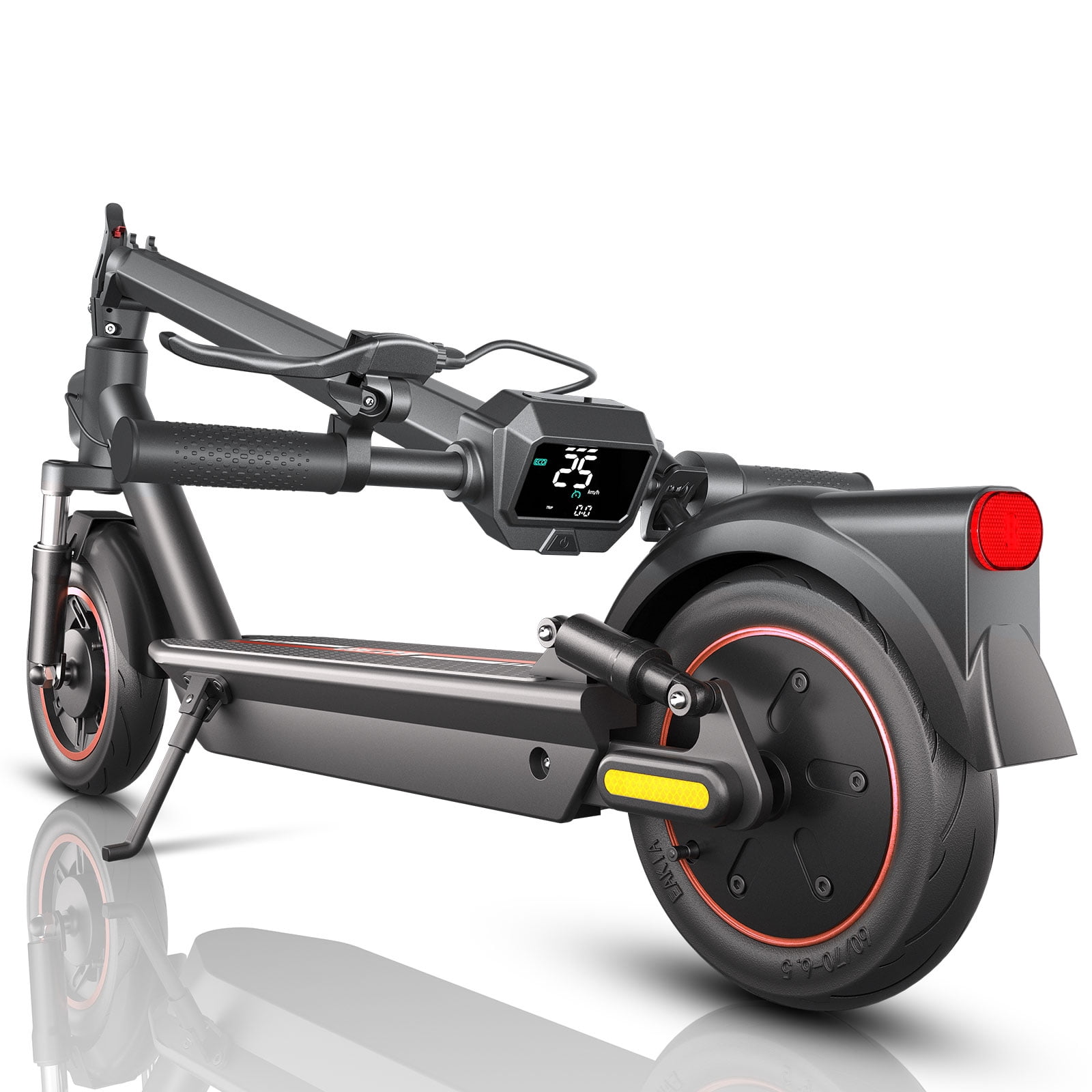 Folding Electric Scooter for Adults - 500W Motor 10" Solid Tires, up to ...