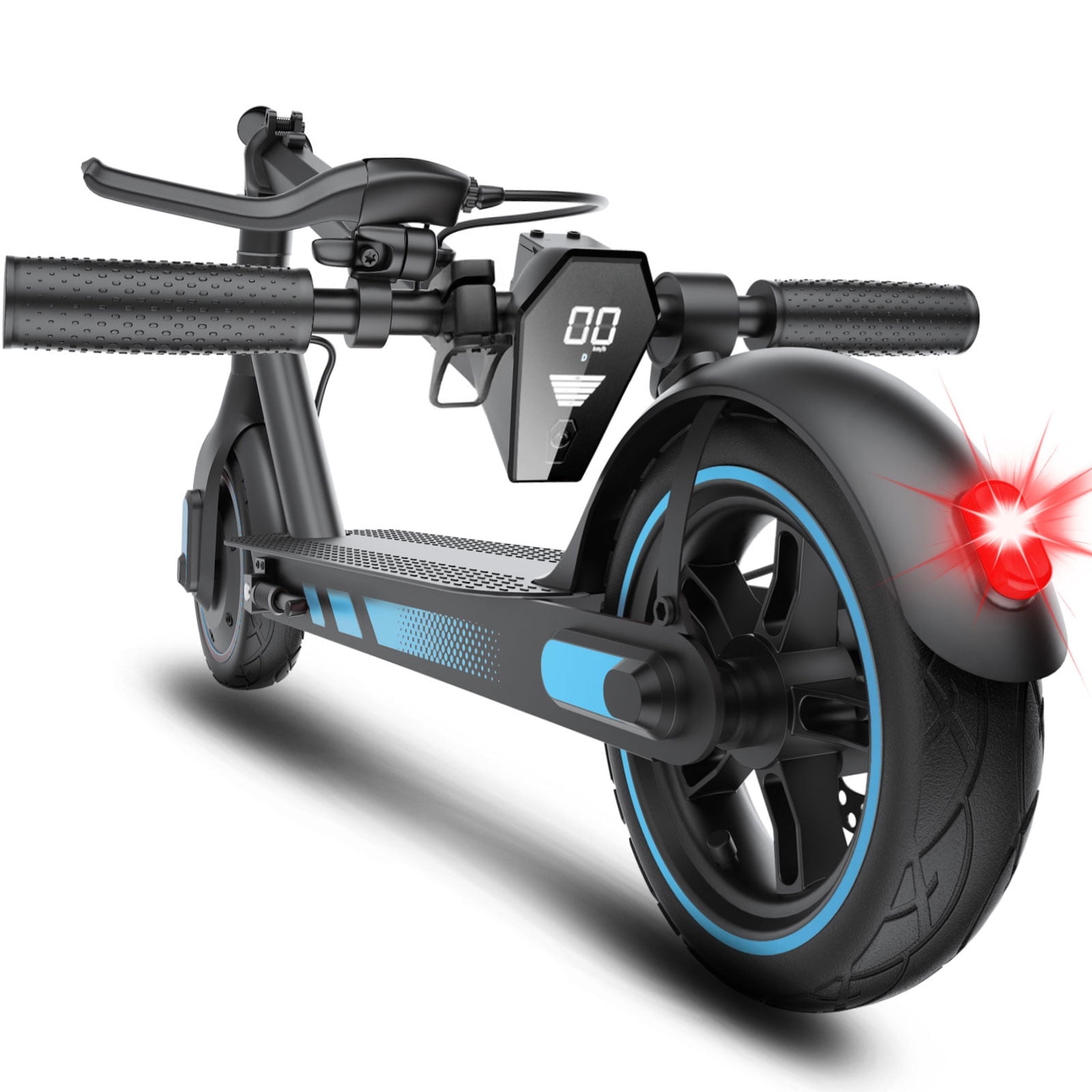 Folding Electric Scooter for Adults - 500W Motor 10" Air Tires, up to ...