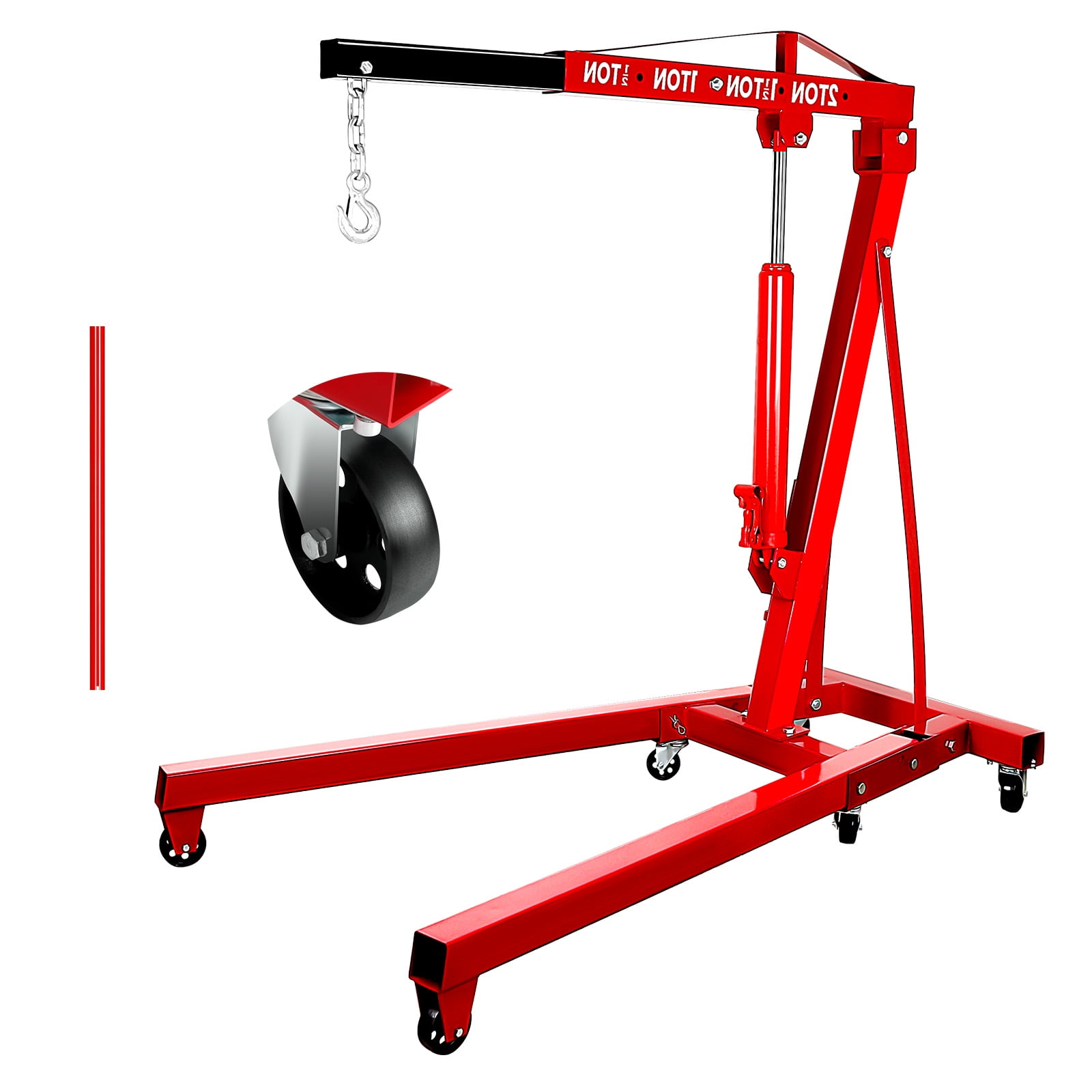 Folding Engine Hoist,2 Ton Folding Hydraulic Engine Lifter,Heavy Duty ...