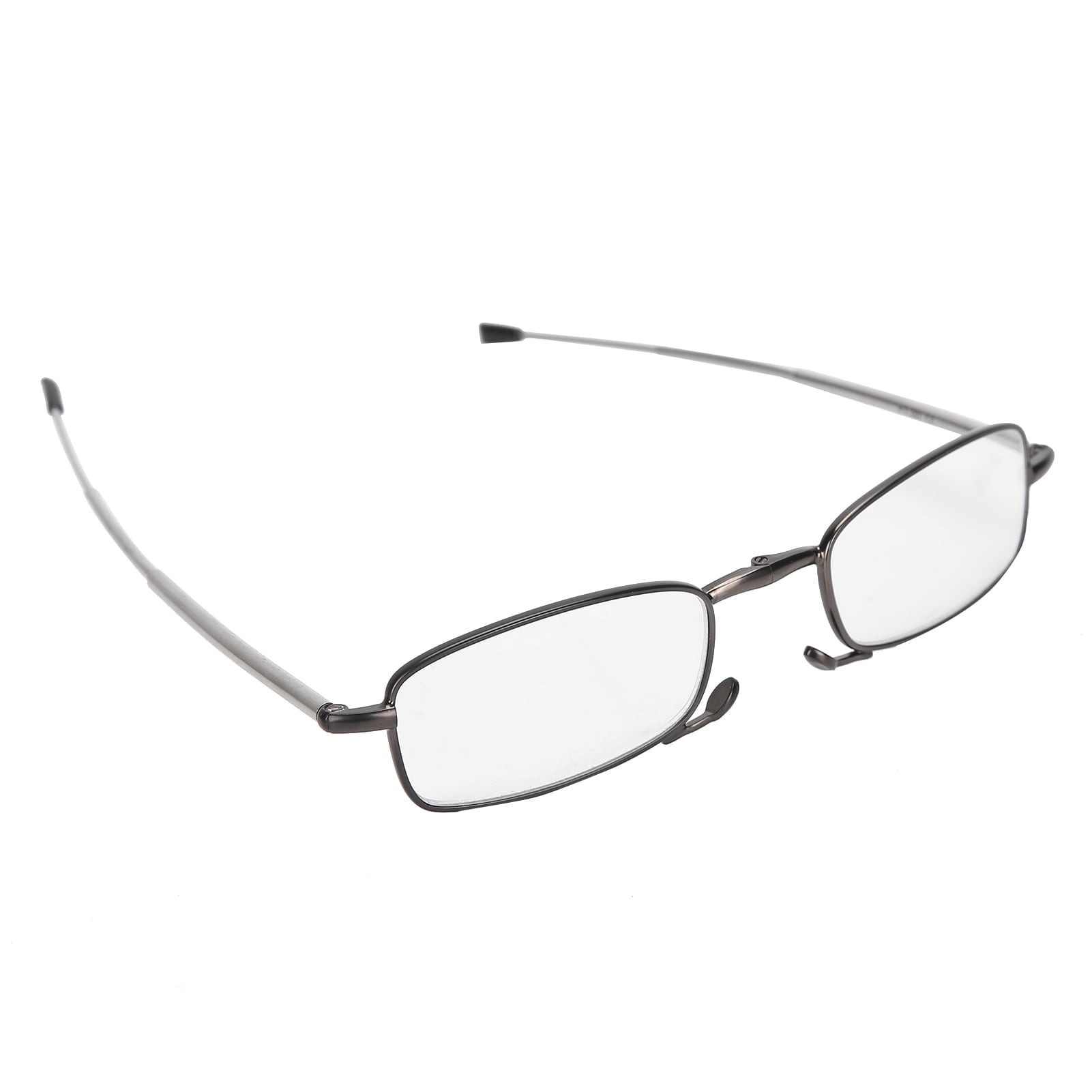 Folding Eyeglasses, Unisex Men Women Stainless Steel Elderly Anti Slip ...