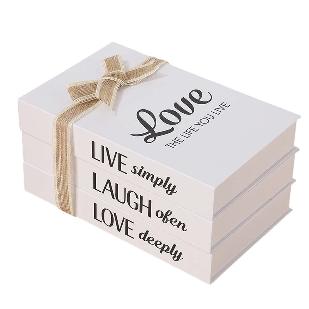 Folding Fake Book Set 3 Decorative Pieces for Enhancing Interior Spaces ...