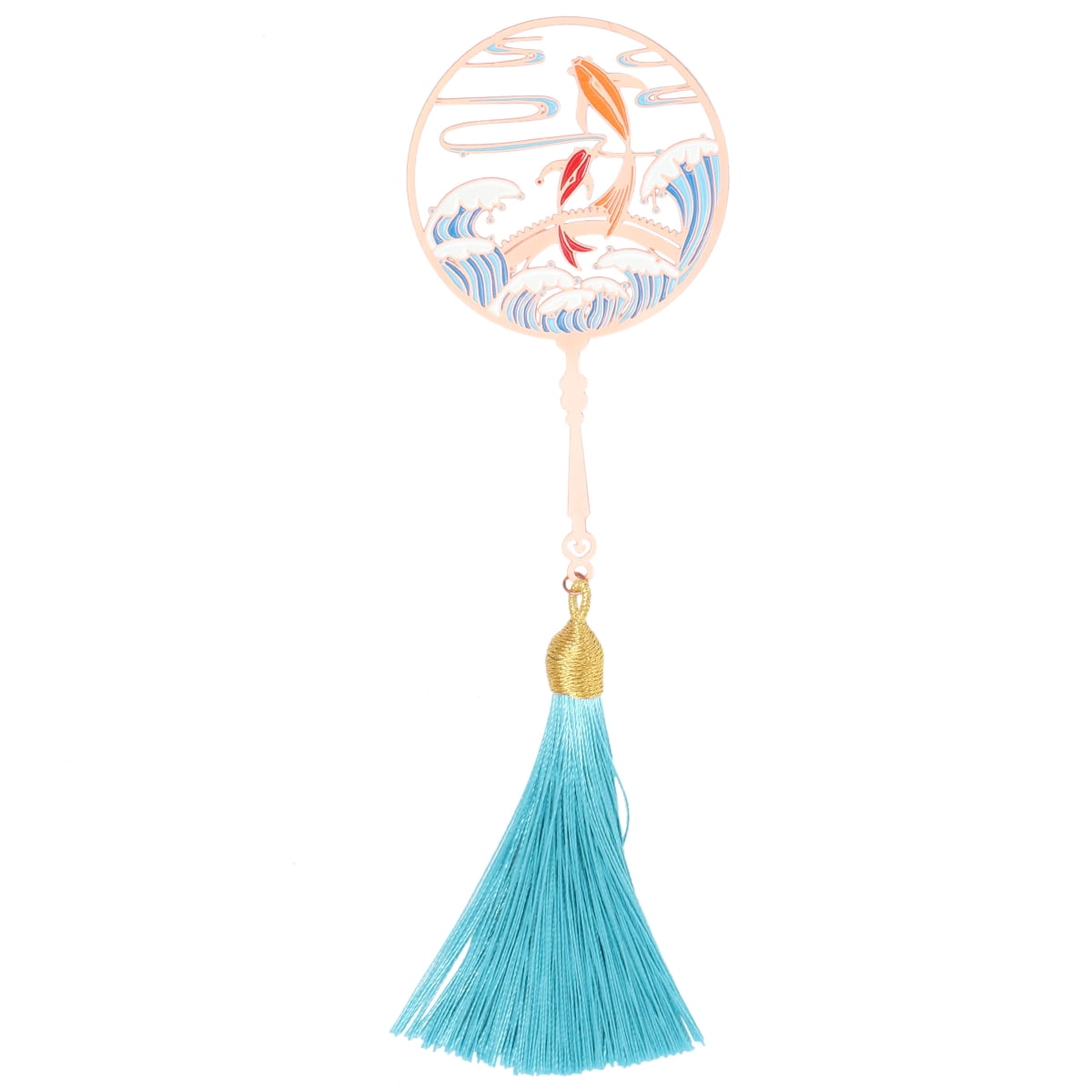 Folding Fan Bookmarks Metal Gifts Bookmarks Colorful Funny Beautiful ...