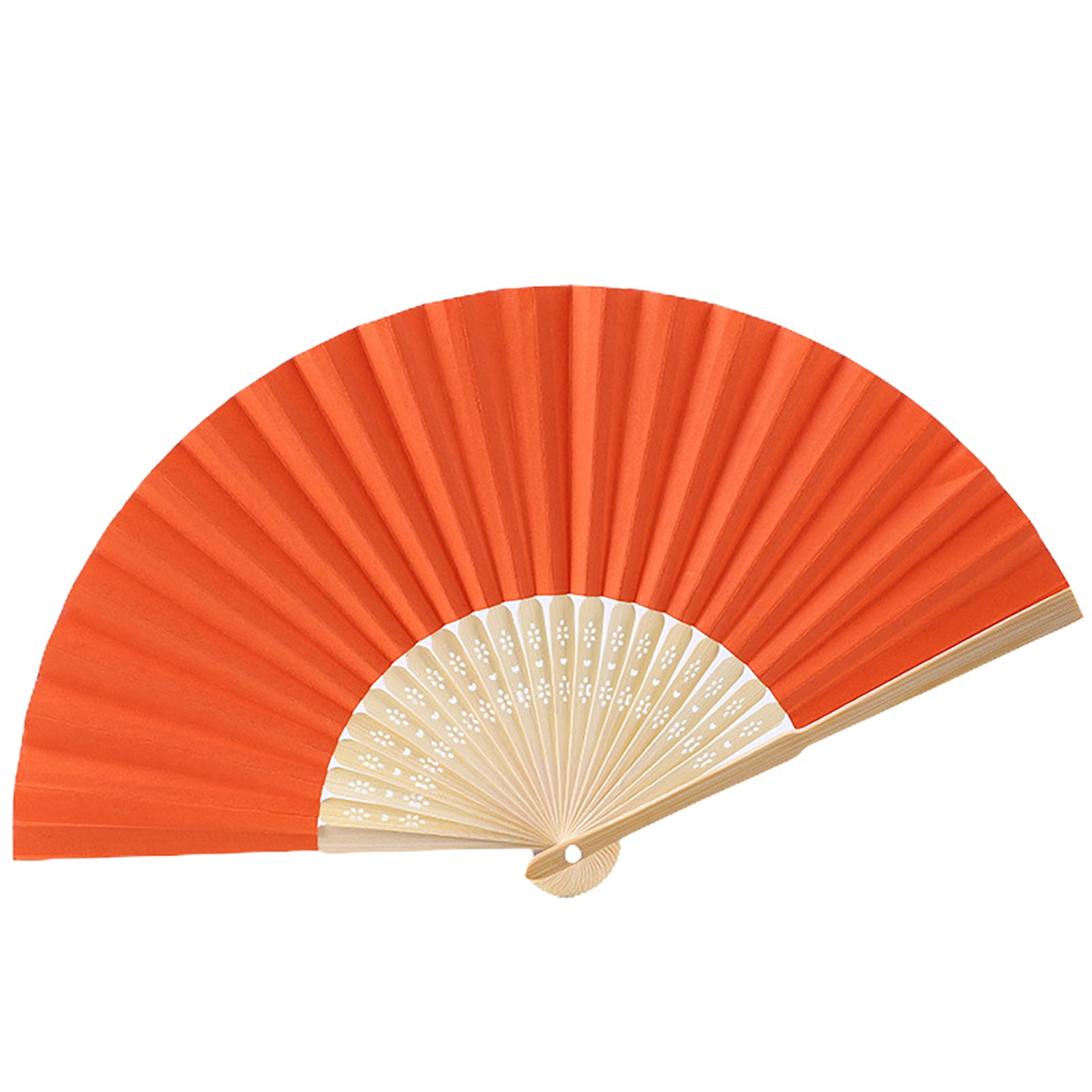 Folding Fan Easy to Paint Bamboo Fan Handle Smooth Opening Comfortable ...