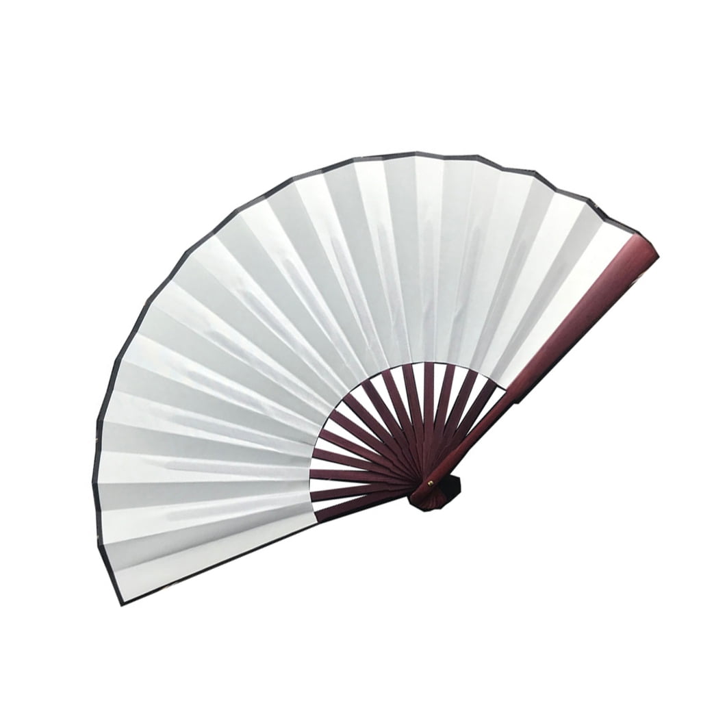 Folding Fans Cloth Bamboo Folding Fans Handheld Fans for Wedding,Party ...