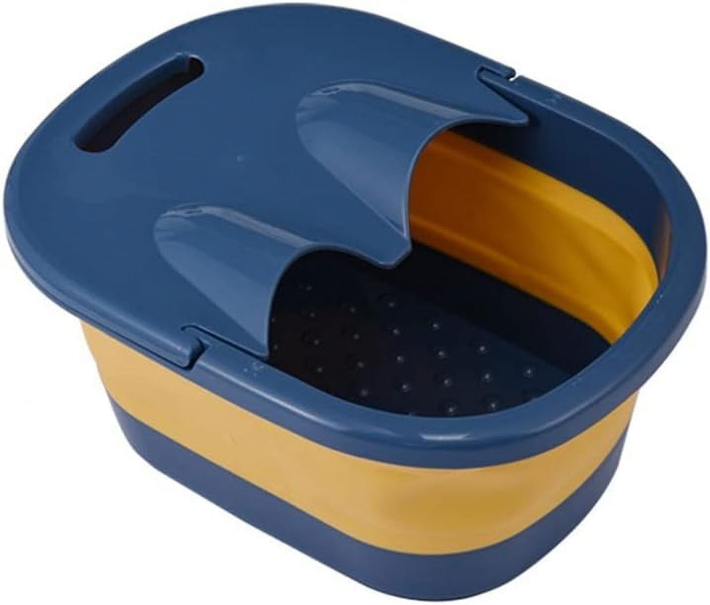 Folding Foot Bath Bucket Plastic Foot Bath Tub Thickened Wash Bucket ...