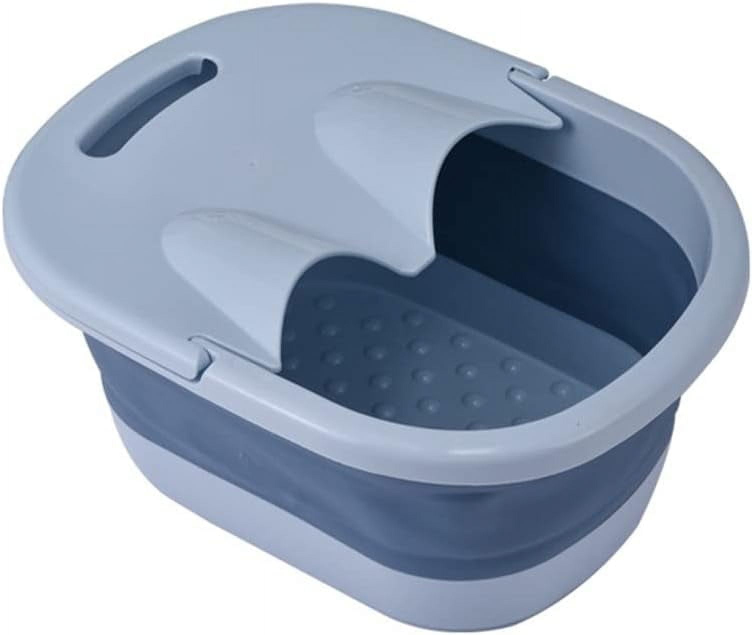 Folding Foot Bath Bucket Plastic Foot Bath Tub Thickened Wash Bucket ...