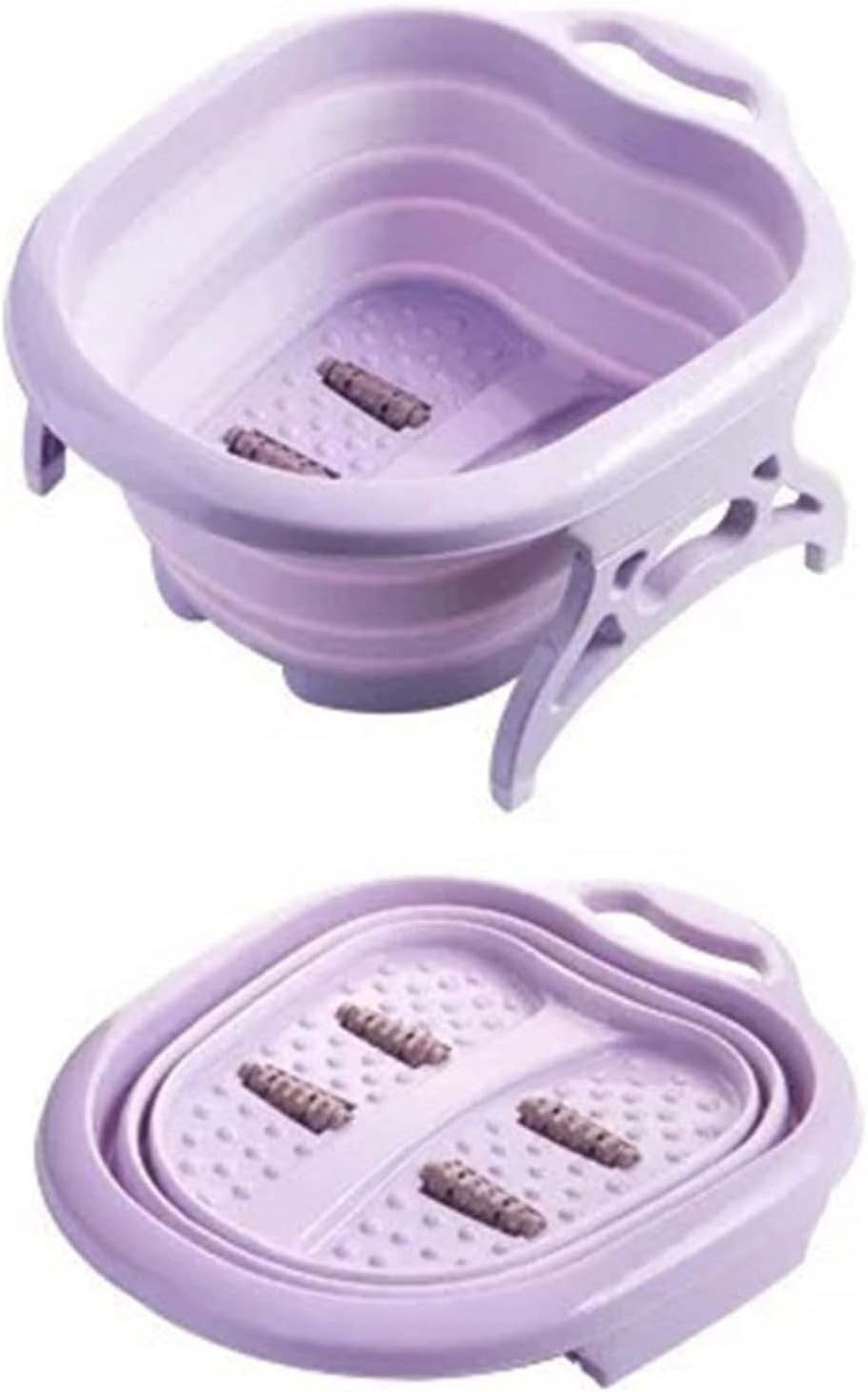 Folding Foot Tub, Portable Foldable Foot Soaking Bath Basin Foot Soak ...