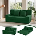 Folding Futon Couch Queen Corduroy Convertible Foam Sleeper Fold-Out ...