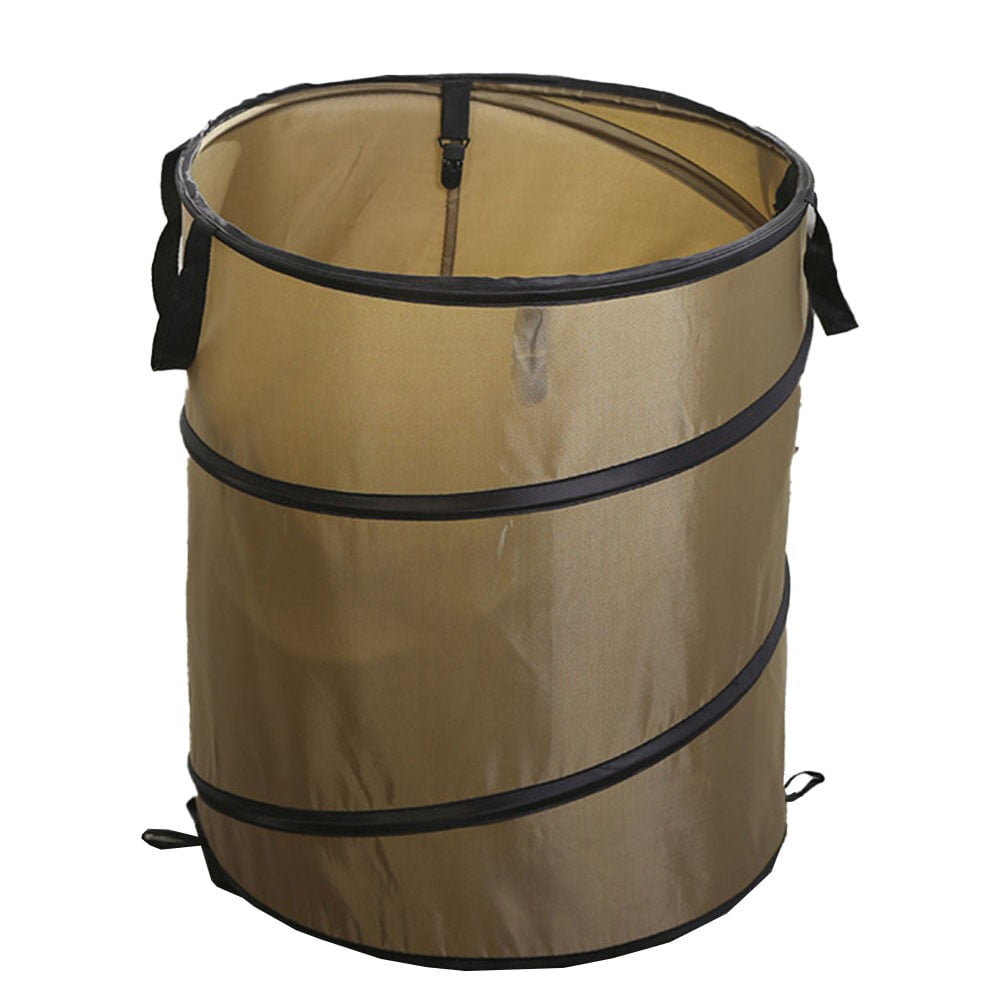 Folding Garden Bin Outdoor Trash Can Picnics Large Capacity Sturdy ...