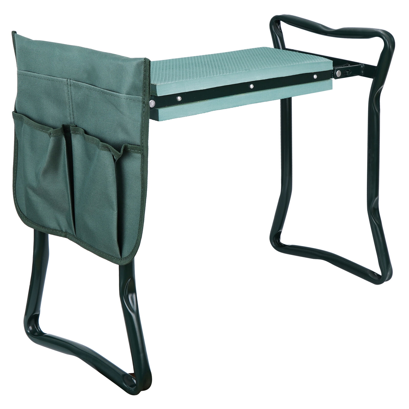 Garden Kneeler Seat w/EVA Folding Portable Bench Kneeling Pad and Tool ...