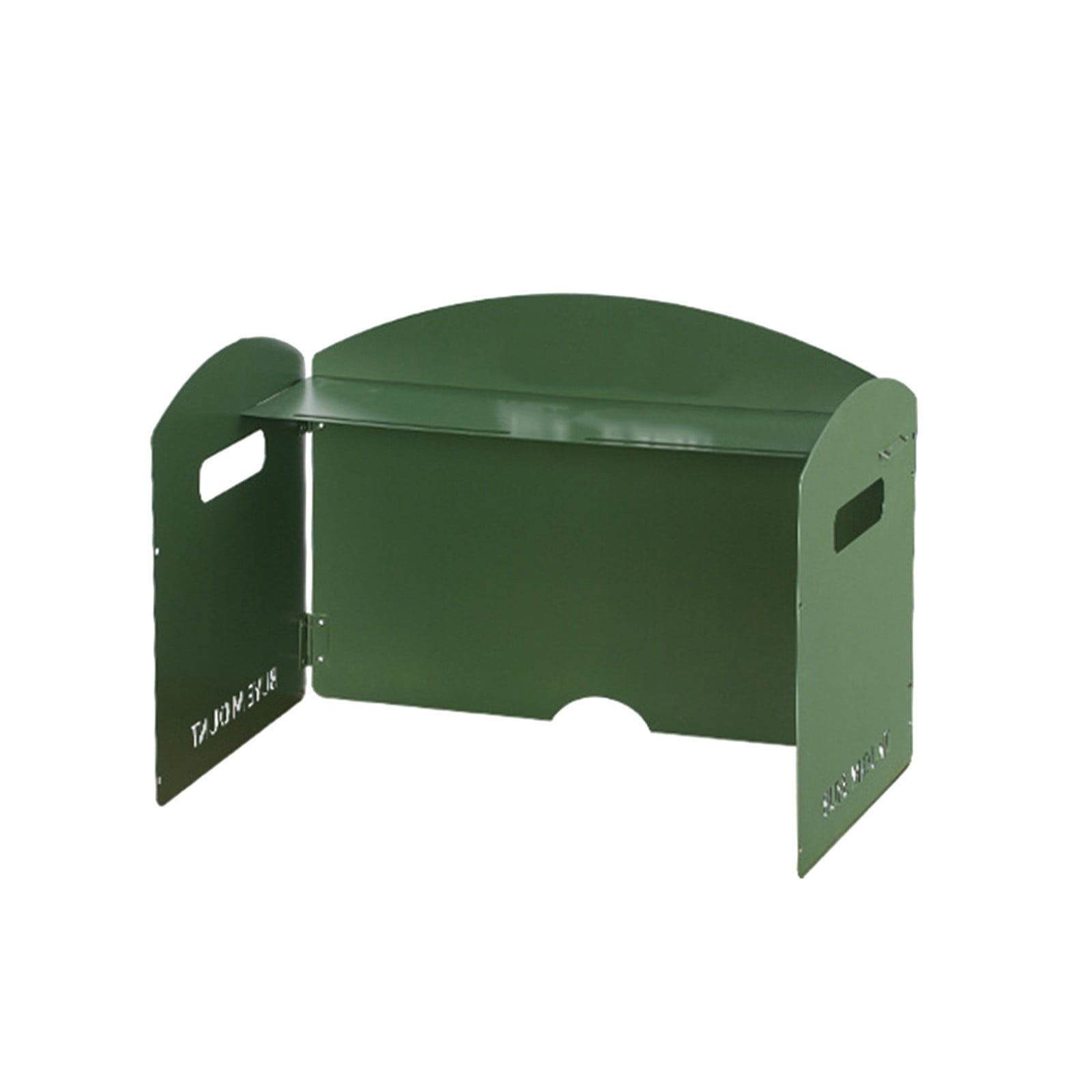 Folding Gas Stove Windshield Camping BBQ Burner Windscreen Aluminum for ...