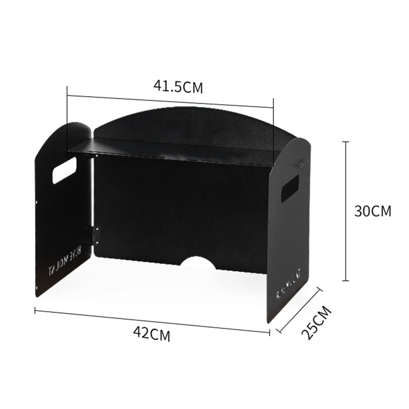 Folding Gas Stove Windshield Camping BBQ Burner Windscreen Aluminum for ...