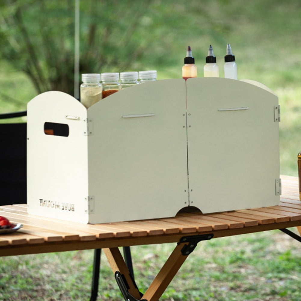 Folding Gas Stove Windshield Camping Bbq Burner Windscreen Aluminum For ...