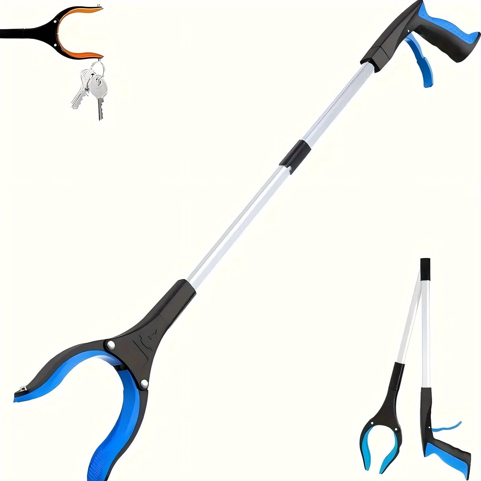 Folding Grabber Reacher Magnets - Lightweight Collapsible Portable ...