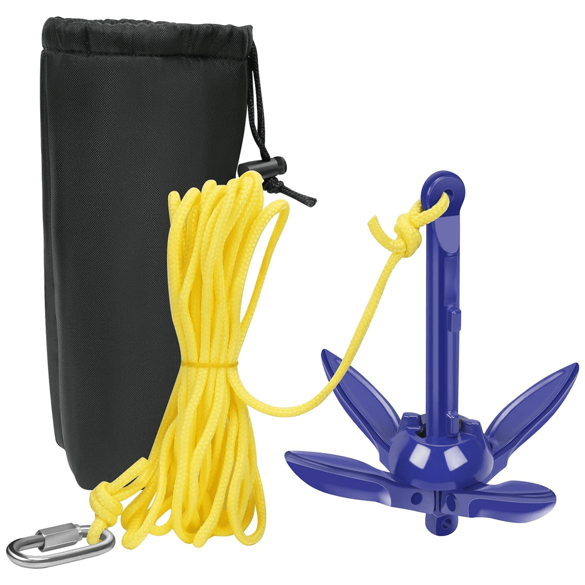 Folding Grapnel Anchor Kit for Paddle Board Boat, Horizontal Drag ...