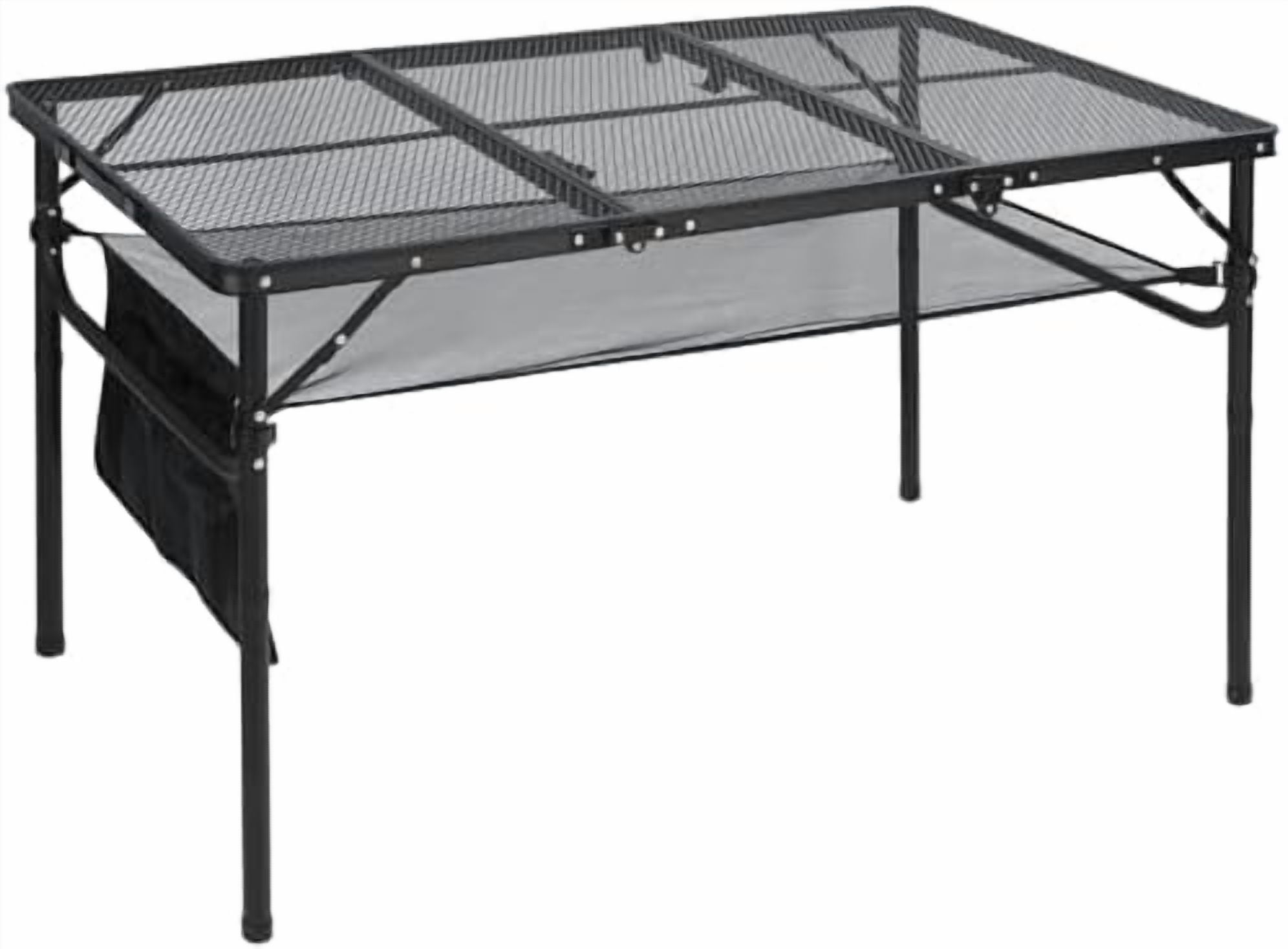 Folding Grill Table, Lightweight Portable Grill Stand Table for Outdoor ...