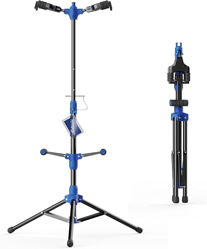Folding Guitar Stand with Auto-Lock System, One-button Lift and Soild ...