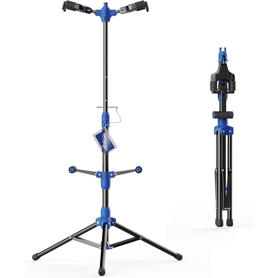 Folding Guitar Stand with Auto-Lock System, One-button Lift and Soild ...