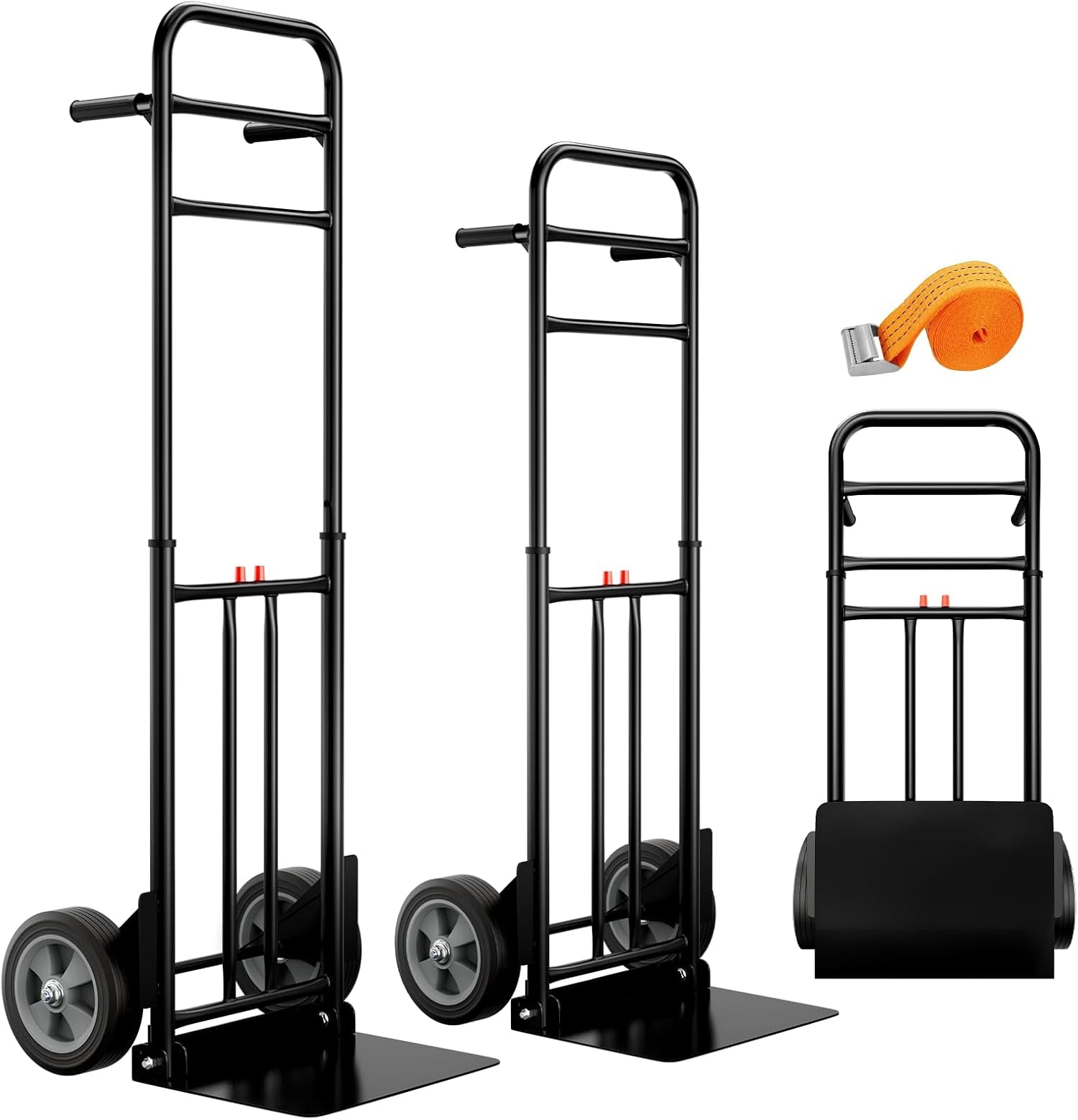 Folding Hand , 600 LB - 800 LB Moving Cart, Compact Foldable Alloy ...