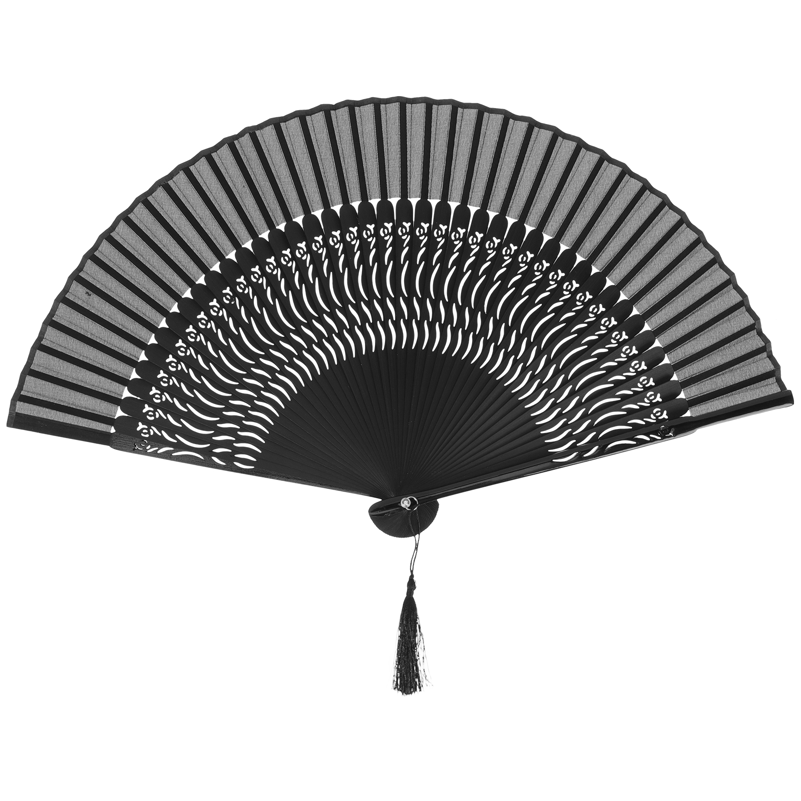 Folding Hand Fan with Tassel Chinese Style Dancing Fan Decorative Hand ...