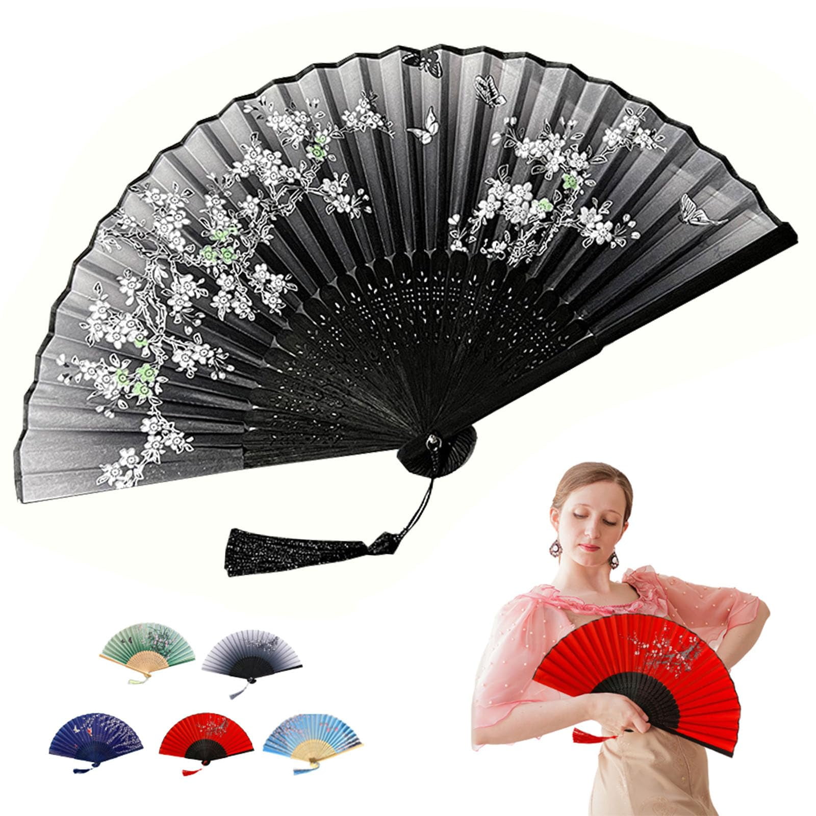 Folding Hand Fans for Line Dancing, Boots on The Ground Fan, Clack ...