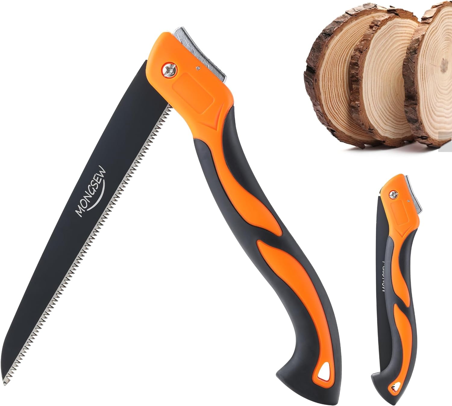 Folding Hand Saw, 9.5 inch Blade Pruning Camping Saw, Triple-cut Razor ...