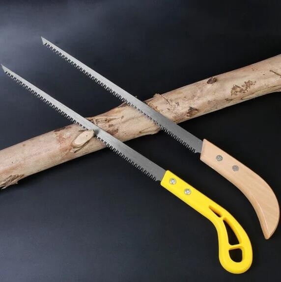Folding Hand Saw for Tree Branches and Wood, SK5 Manganese Steel ...