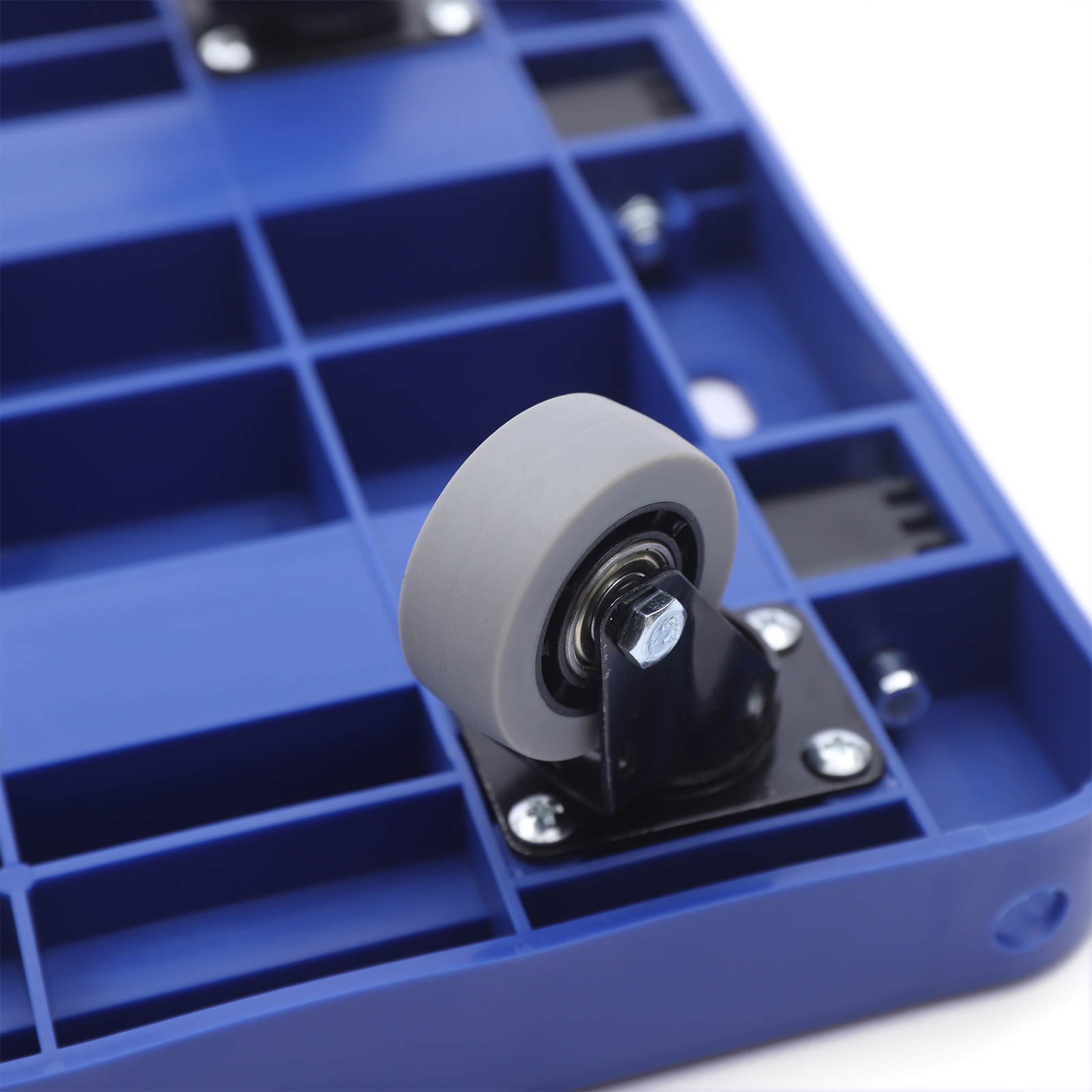 Folding Hand Truck with 4 Universal Wheels and 2 Fixed Wheels in ...