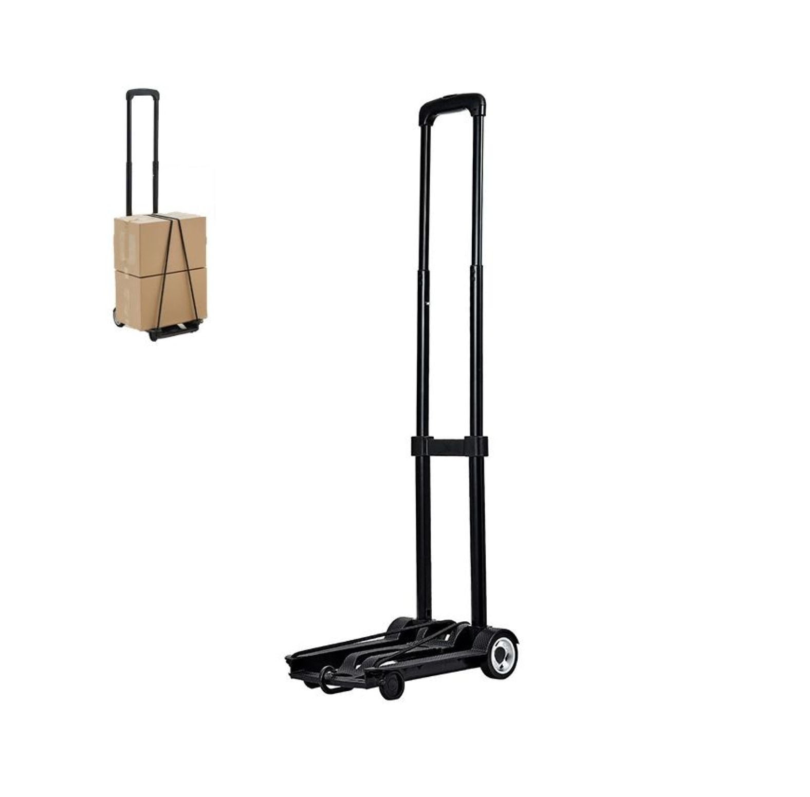 Folding Hand Truck Compact Trolley Cart for Moving Items - Walmart.com